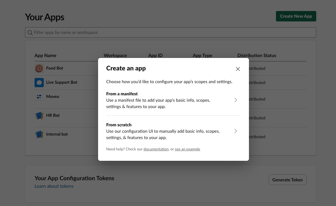 Slack | Moveo.AI Documentation